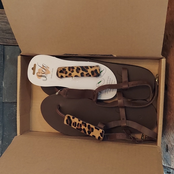 Sseko | Shoes | Sseko Sandal Espresso Leopard | Poshmark